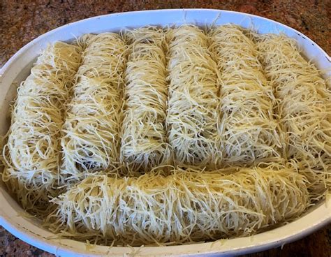 Kataifi Shredded Filo Rolls — Persnickety Panhandler