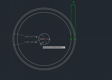 Solved How To Dimension Constrain Circles From Edge Autodesk Community