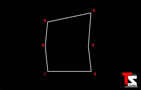 Land Area Calculation Utm Coordinates And Nos Nearest Segment Offset