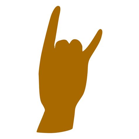 Hand Making Devil Symbol 45287822 Png