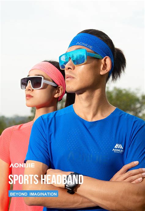 Aonijie 奧尼捷 E4423 柔軟運動 頭帶 男士 女士 戶外吸汗帶 髮帶 適合跑步 瑜珈 健行 灰色 顏色 灰