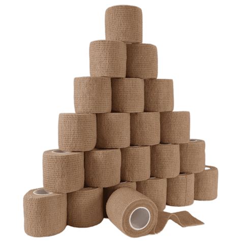 Frontline Breathable Self Adhesive Bandage Wrap Tape 5 Yards 24