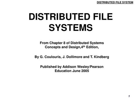 Ppt Distributed File Systems Powerpoint Presentation Free Download