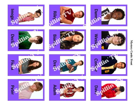 Degrassi Guess Who Digital Download Etsy