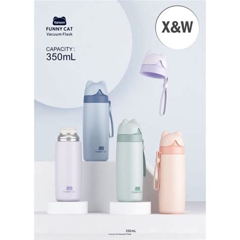 Promo Xandw Botol Minum Aesthetic Stainlees F4031 Thermos Vakum Flask