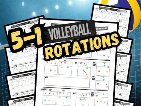 5 1 Volleyball Rotation Sheet 12 Printable Pdf Download Volleyball