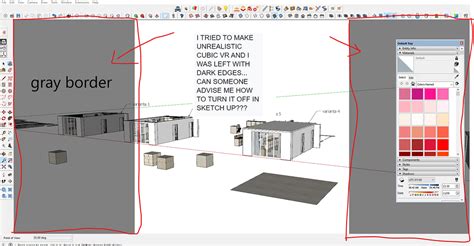 Sketchup Problem With Grey Border Pro Sketchup Community