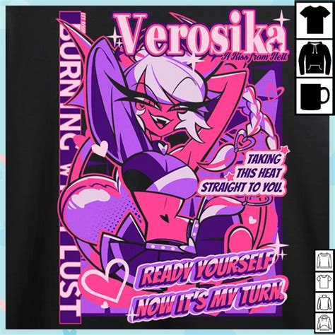 Shark Robot Merch Store Verosika From Helluva Boss With Love T Shirt