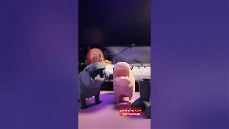 3dprinted Moo Deng 😍😍😍 Moodeng Cute Design3d Nomadsculpt Youtube
