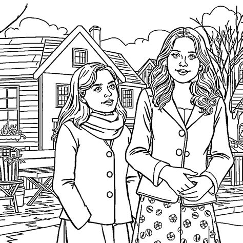 Free Gilmore Girls Coloring Pages