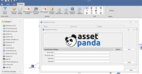 Export Network Maps And Device Details To Asset Panda