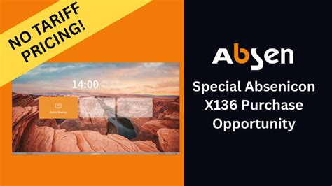 Special Absenicon X136 Purchase Opportunity Broadfield News