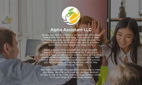 Alpha Assistant One Stop Virtual Assistant Solutions