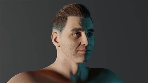 Realistic Male Specter 3d Model Rigged Cgtrader