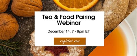 Tea And Food Pairing Course Tac Tea Sommelier® Certification Program