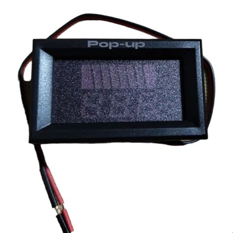 1pc 12 V Dc Car Motor Red Led Digital Voltmeter Gauge Volt Voltage