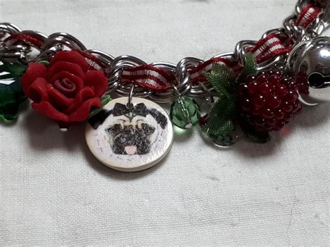 Rosa Templin Pug Necklace And Earrings German Design Gem