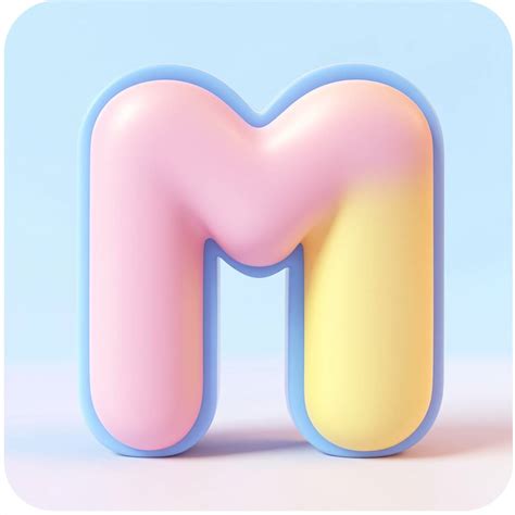 Cute 3d Minimal App Icon