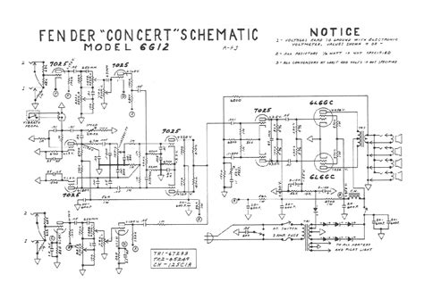 Fender Musicmaster Bass Amplifier Schematic