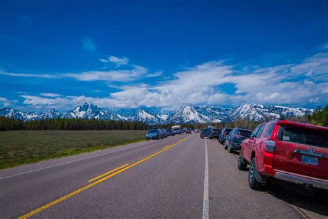 Yellowstone Montana Eua 24 De Maio De 2018 A Vista Exterior Dos