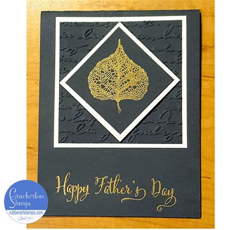 Skeleton Leaf Fathers Day Card