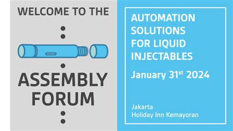 Assembly Forum Automation Solutions For Liquid Injectables Linkedin