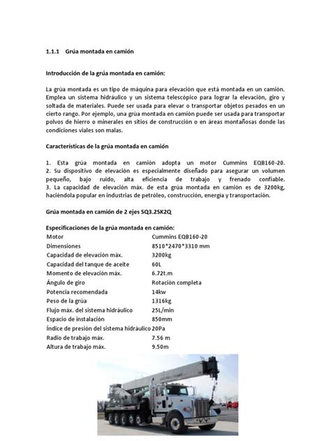 Grua Pdf Grúa Máquina Transporte