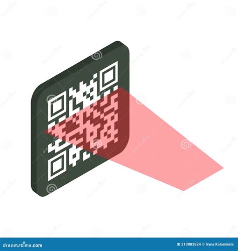 Qr Verification Concept Machine Readable Barcode The Process Of Scanning The Qr Code With A