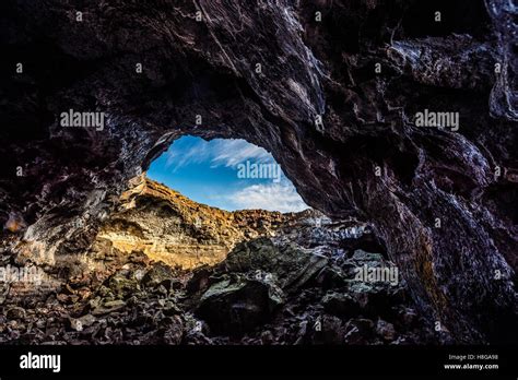 Indian Tunnel Idaho Inside Lava Tubes Cave Craters Of The Moon National