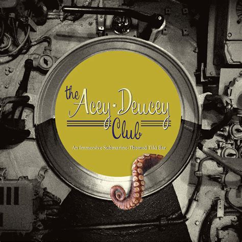 The Acey Deucey Club A Submarine Themed Tiki Bar The Look Club
