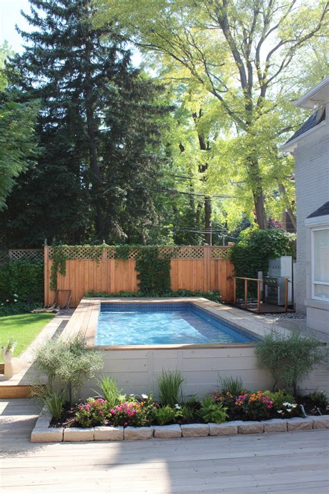 21 Above Ground Pool Deck Ideas Backyard Pool Landscaping Above
