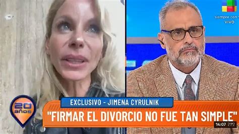 Tras Firmar Su Divorcio Jimena Cyrulnik Reconoció Que Está Conociendo