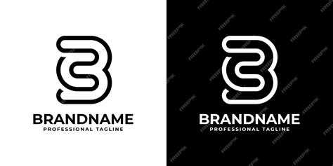 Lettre Simple Cb Monogram Logo Adapté à Toutes Les Entreprises Cb Ou Bc Initiales Vecteur Premium