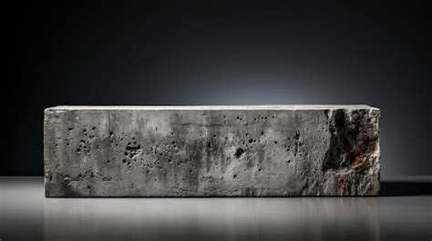 Gray Cement Cinder Block Background Image Premium Ai Generated Image