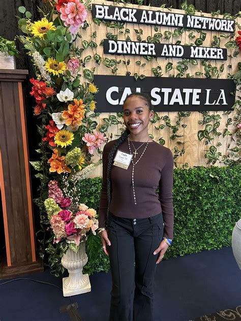 Blackhistorymonth Networking Calstatela Blackexcellence Cayla Green