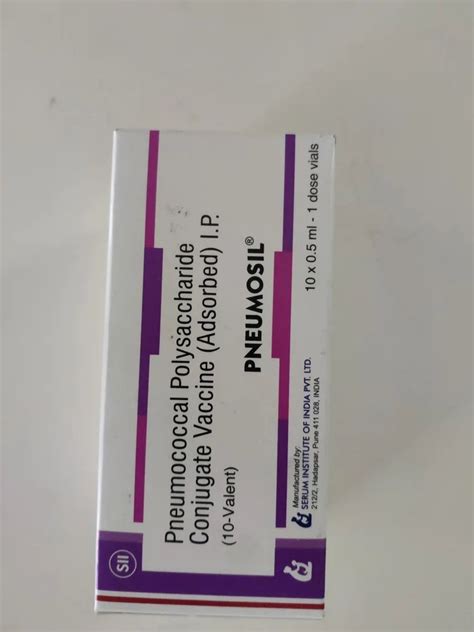 Pneumococcal Polysaccharide Vaccine Ip 05 Ml At ₹ 1200piece In Mumbai
