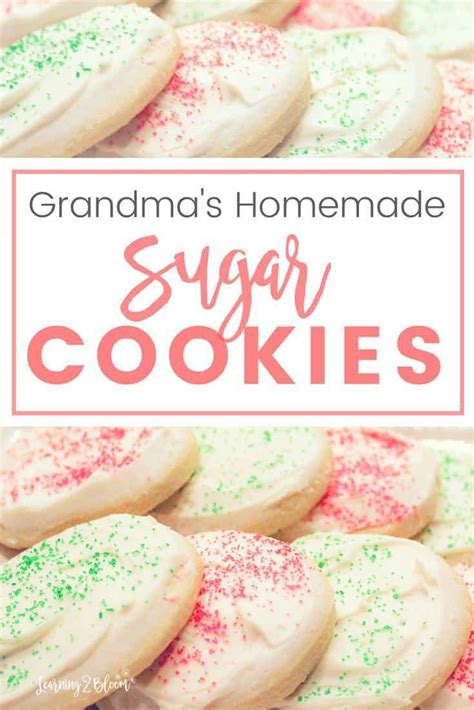 Grandmas Homemade Sugar Cookies Recipe Grandmas Sugar Cookies
