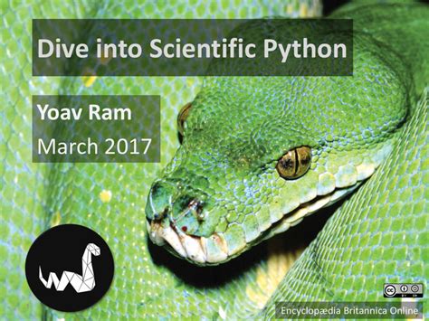 Dive Into Scientific Python Speaker Deck