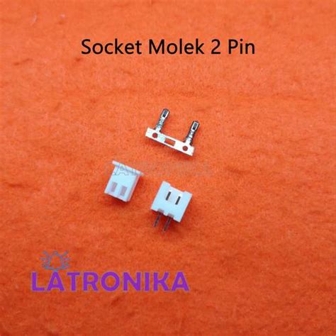 Jual Soket Molek Kecil 100 Pcs 2 Pin 3 Pin 4 Pin 5 Pin 6 Pin 7 Pin 8