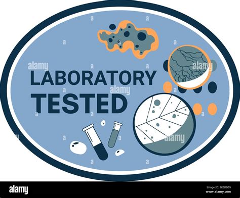 Laboratory Tested Label Or Emblem For Product Stock Vector Image And Art