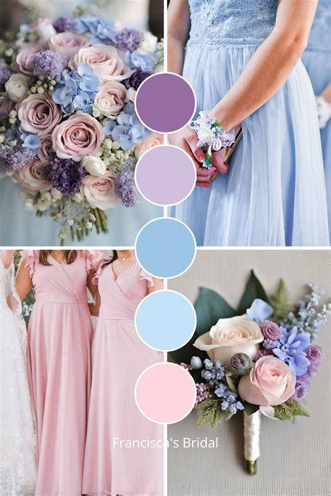 Light Spring Wedding Color Palette Ideas 5 Beautiful Light Colored