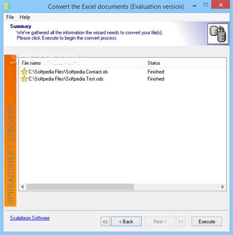 Spreadsheet Convert 2 63 Build 5 136 Download Review Screenshots