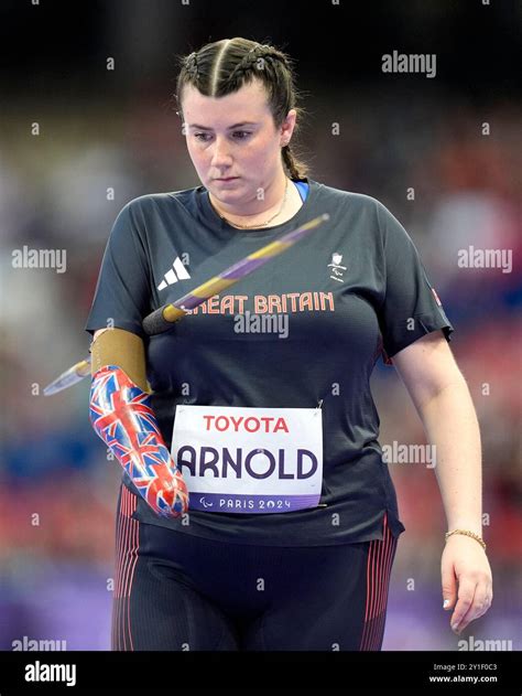 Great Britains Hollie Arnold In The Womens Javelin Throw F46 Final At