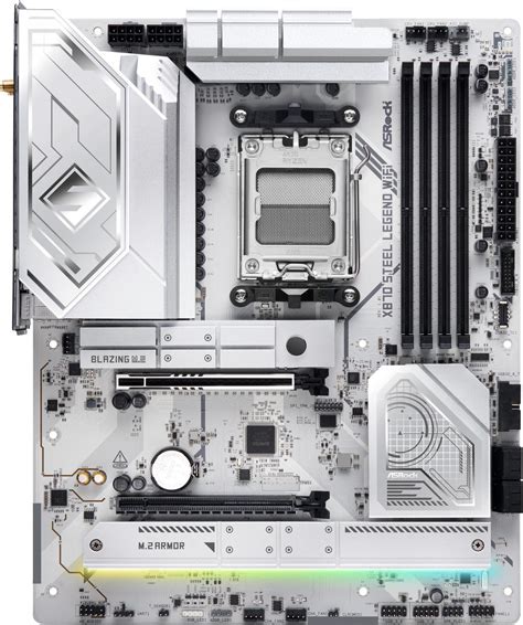 Asrock X870 Steel Legend Wifi Am5 Atx Motherboard