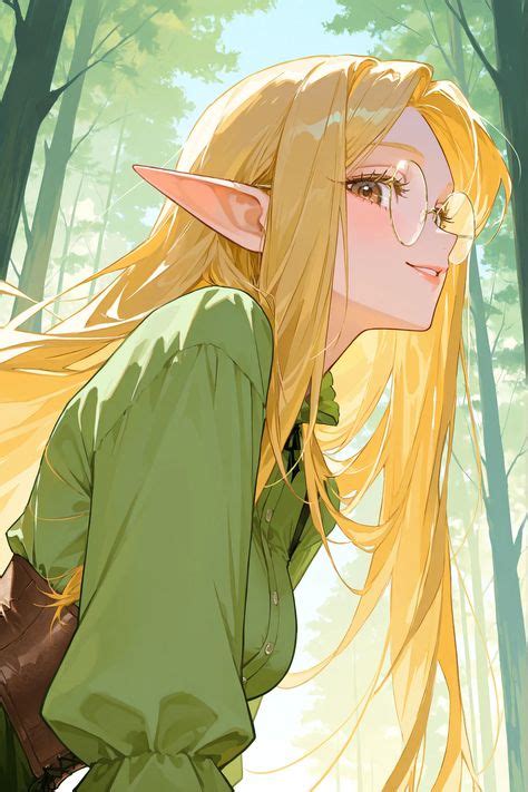 Anime Elf Woman
