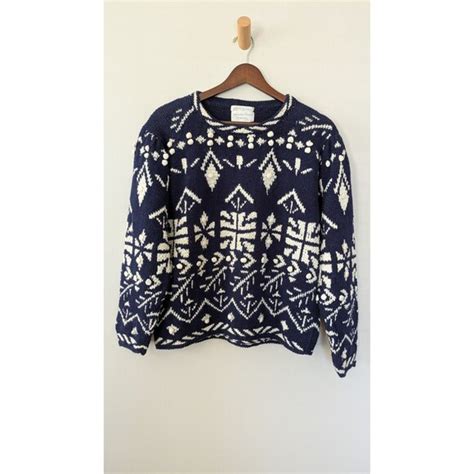Jennifer Reed Sweaters Vintage Jennifer Reed Hand Knit Sweater Sz 4