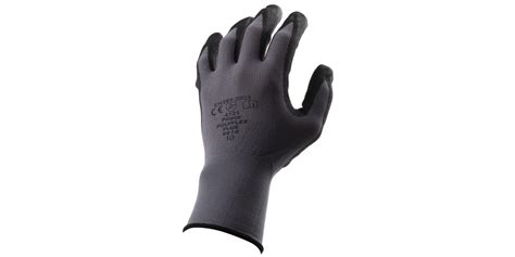 Bm Polyco Polyflex Plus Grey Nitrile Coated Nitrile Nylon Work Gloves Size 10 Large 2 Gloves