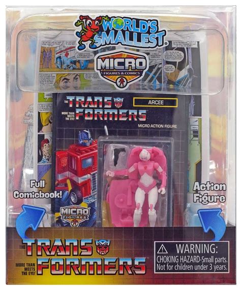 Worlds Smallest Transformers Arcee Micro Figure And Comic