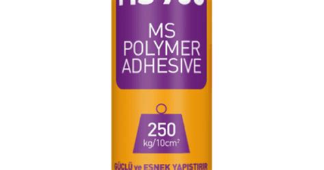 Fixa Yapı Kimyasalları Polymera Ms 950 Ms Polimer Esaslı Çok Amaçlı Elastik Yapıştırıcı