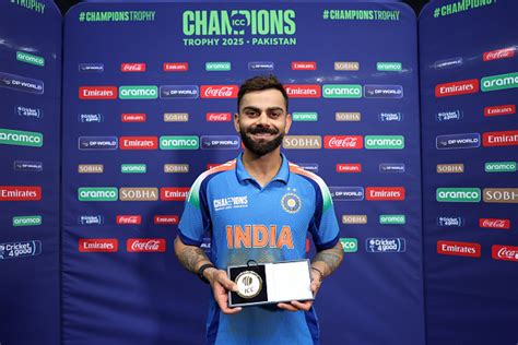 Ct 2025 Watch Virat Kohli Brings Up His 51st Odi Ton Says Having
